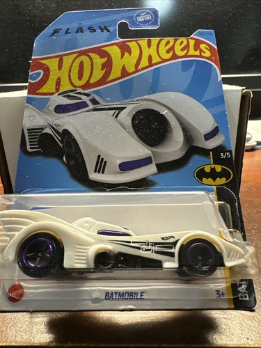 HOT WHEELS THE FLASH WHITE BATMOBILE | eBay