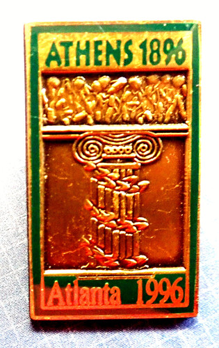 BEAUTIFUL GOLD COL 1896 ATHENS BRIDGE TO 1996 ATLANTA OLYMPIC GAMES ...