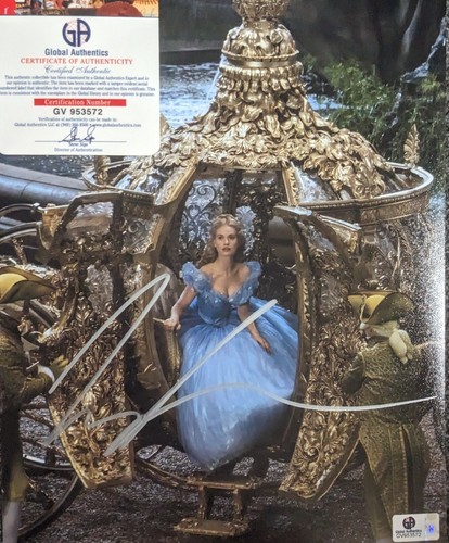 Lily James Signed Autograph 8x10 COA. | eBay