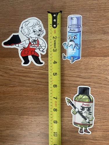 LOT Vintage Angelus Brand Stickers | eBay