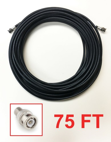 Belden 8241 75' Foot Male M-M BNC Shielded Cable | eBay
