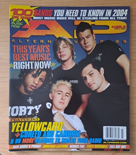 AP Alternative Press Magazine Issue #188.2 Yellowcard March 2004 | eBay