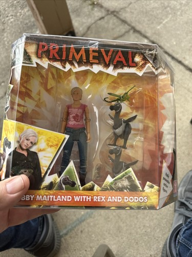 ABBY MAITLAND WITH REX AND ONE DODO PRIMEVAL Action Figure 2006 Sealed ...