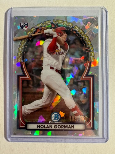 K181,946 - 2023 Bowman Chrome ROY Favorites Atomic #ROYF5 Nolan Gorman ...