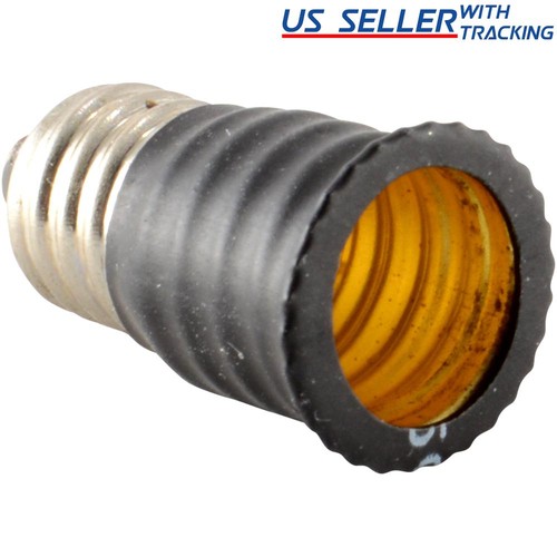 6x Light Bulb Socket Adapter Mini-Candelabra Base E11 to Candelabra E12 ...