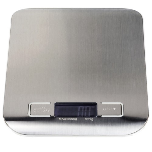 Kychen Small 7" Digital Kitchen Measuring Scale (Pounds, Grams, mL ...