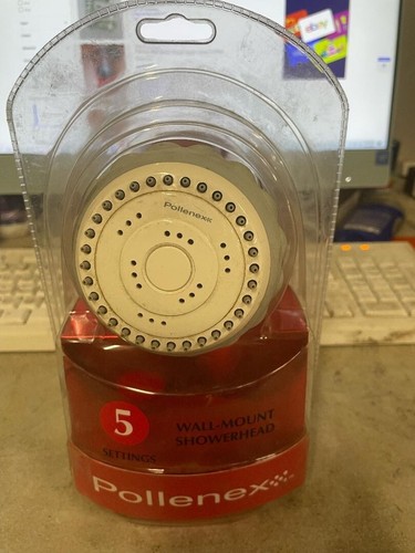 Pollenex Massaging Showerhead 4 Settings NEW FREE SHIPPING | eBay