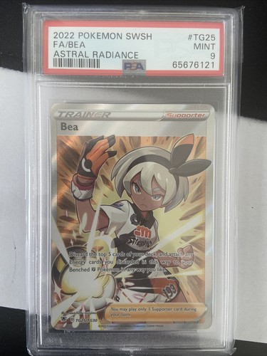2022 Pokemon SWSH Astral Radiance Full Art Bea PSA 9 Mint #TG25 T | eBay