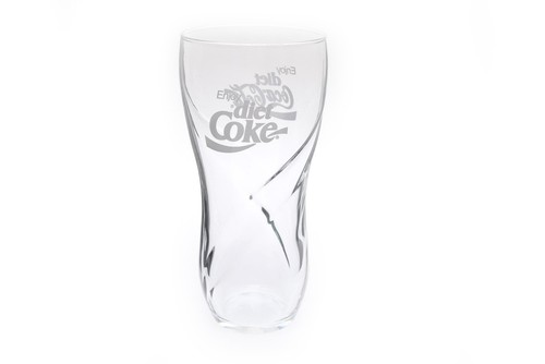 Coca Cola Swirl Enjoy Diet Coke Glass NEW | eBay