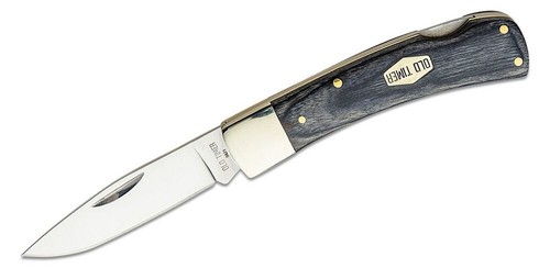 Schrade Heritage Series Folding Knife D2 Tool Steel Blade Black ...