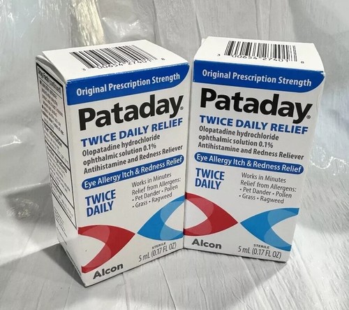 Alcon Pataday Twice Daily Relief 5ml 2 Pack. New | eBay