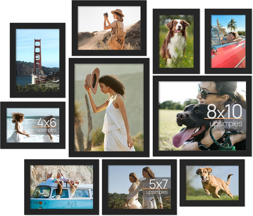10 Pack Picture Frames Collage Wall Decor, Gallery Frame Set for Wall ...