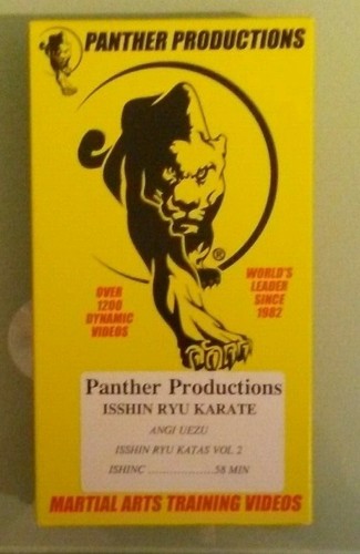 panther productions angi uezu ISSHIN RYU KARATE katas volume 2 VHS ...