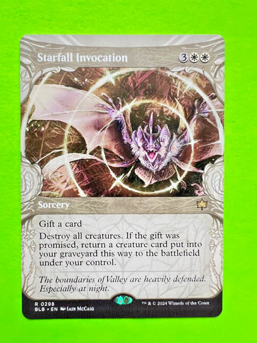 MTG Bloomburrow - Starfall Invocation - Showcase | eBay