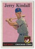 Jerry Kindall Chicago Cubs 1958 Topps Card #221 RC | eBay