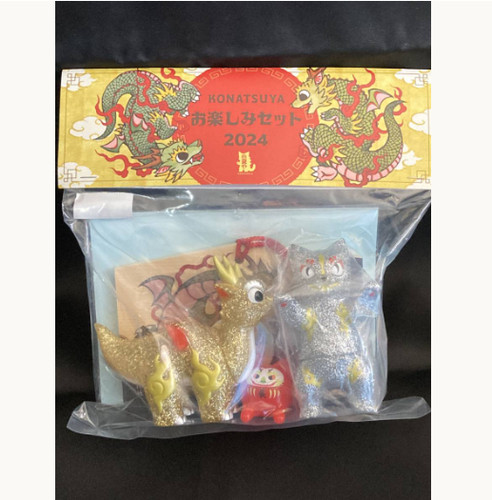 Konatsuya Negora Ryudora Fun Set 2024 Red Daruma Soft Vinyl Figure Sofubi JP | eBay