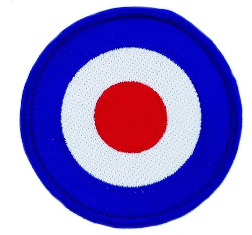 Patch Embroidered Target UK Roundel English Flag | eBay