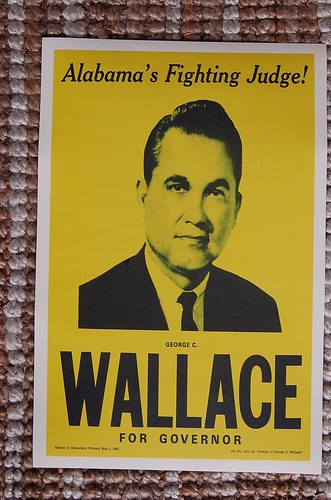 George C. Wallace For Governor of Alabama campaign poster 1962 | eBay