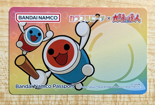 SHIPS FROM USA Bandai Namco Passport Card Taiko no Tatsujin ...
