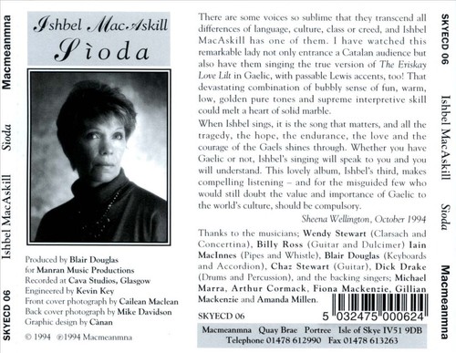 ISHBEL MACASKILL SIODA NEW CD 5032475000624| eBay