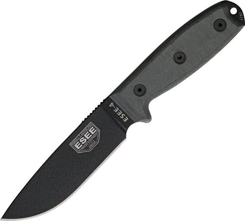 New ESEE Model 4 Plain Edge ES-4P-KO | eBay