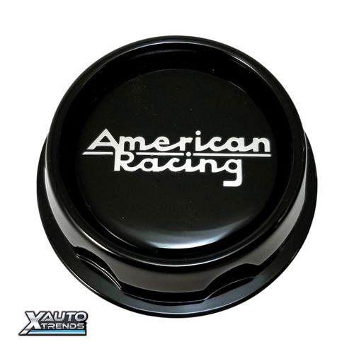 4 American Racing Black Wheel Center Hub Caps 5/6lug Ar926 Patrol Km301 ...