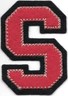 2 1/4" x 2 1/2" Red Dark Navy Blue Block Letterman's Letter X Felt ...