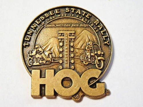 HARLEY OWNERS GROUP STATE RALLY ~ TENNESSEE HOG JOHNSON CITY RALLY PIN ...