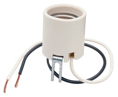 Porcelain Medium Base Incandescent Light Bulb Socket Bracket Mount ...