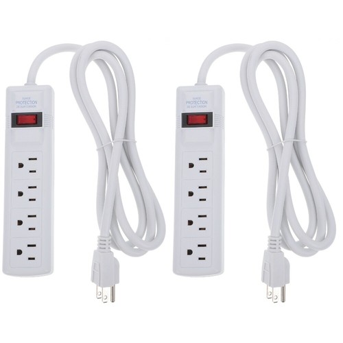 2 Pieces Multi-function Power Outlet Rechargeable Extension Socket ...
