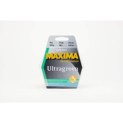 Maxima Fishing Line Mini Pack, Ultragreen, 8-Pound/110-Yard | eBay