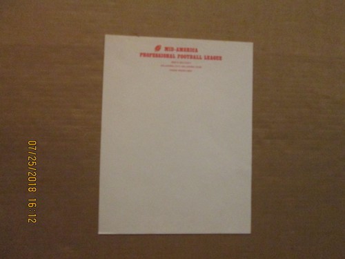 MAFL Mid-America Professional Football League Vintage League Logo ...