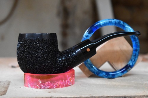 Moretti Pipe Black Rusticated Freehand | eBay
