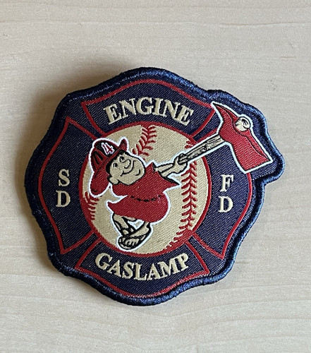 San Diego Padres Swinging Friar Man City Fire Dept Station #4 Patch ...
