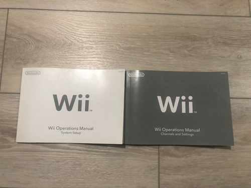 Nintendo Wii Operations Manual - System Setup/Channels and Settings | eBay