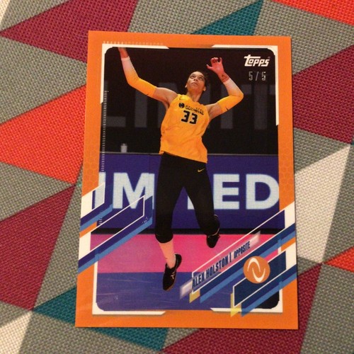 5/5 made Orange Alex Holston #1 RC Topps 2021 unlimited Volleyball ...