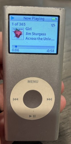 Vintage Apple iPod Nano 2nd Generation 2GB Model A1199 Silver Music ...