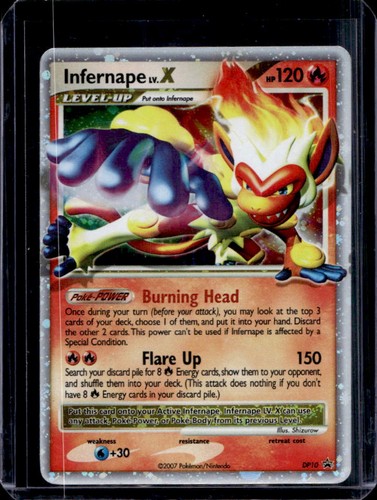 2007 Pokemon Diamond & Pearl Black Star Promos Infernape LV.X #DP10 | eBay