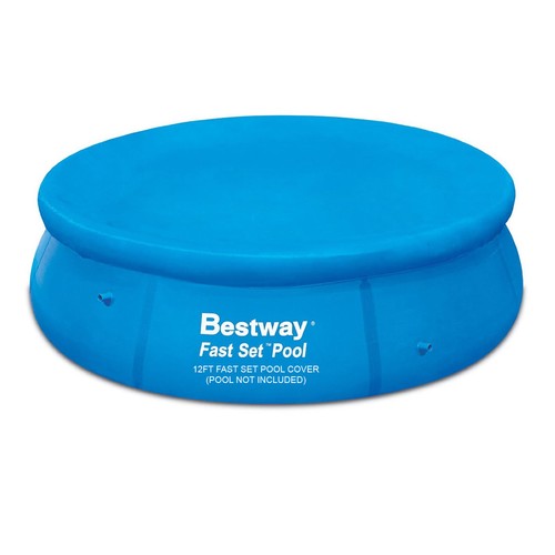 BESTWAY 12FT-FOOT FAST SET GARDEN ROUND INFLATABLE SWIMMING PADDLING ...