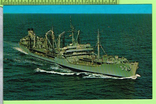 USS Caliente AO 53 Color Picture Post Card Unused #2 | eBay