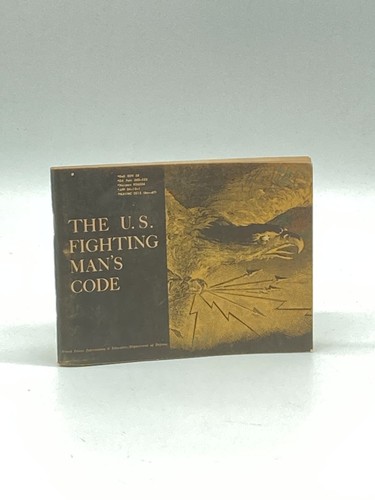 The U. S. Fighting Man's Code | eBay
