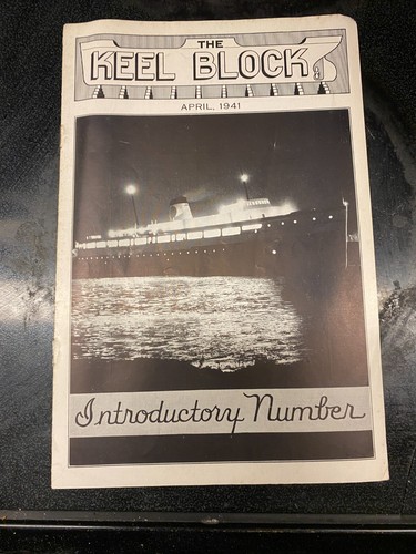 Manitowoc Shipbuilding The Keel Block August 1941 Pamphlet-WW2 Ship ...
