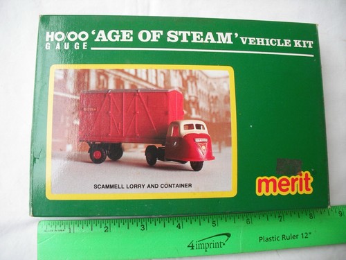 Merit 5016 Scammell Lorry and Container, Truck, Vehicle Kit, OO Gauge ...