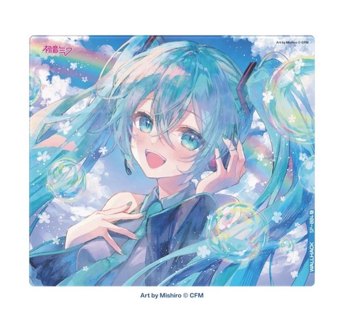 Wallhack SP-004 Glass Mouse Pad Hatsune Miku Edition: Summer Miku IN ...