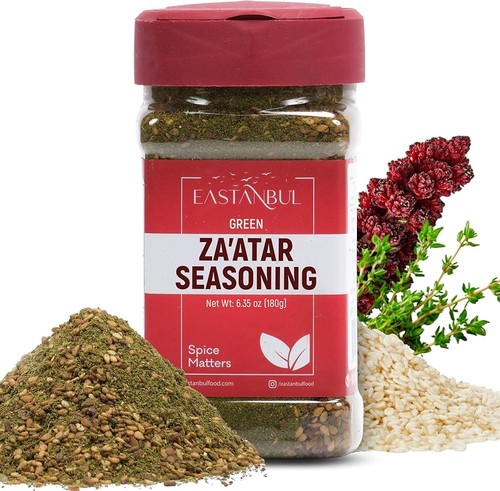 Eastanbul Zaatar Seasoning, 6.35oz, Real Za'atar,%100 Natural, Zaatar ...