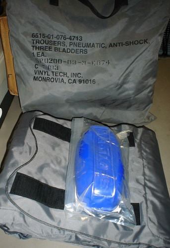 Vinyl Tech Pneumatic Anti-Shock Trousers Three Bladders 6515-01-076 ...