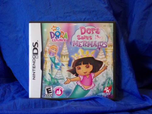 Dora The Explorer Dora Saves The Mermaids Nintendo DS Game + Case ...