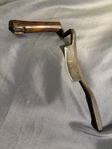 Early Antique Wood Shaver Cooper Chamfer Draw Knife Primitive Hand ...