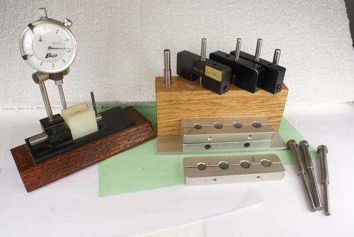 SINCLAIR NECK TURNING TOOLS WITH STAND AND CONCENTRICITY GAUGE BULLET ...