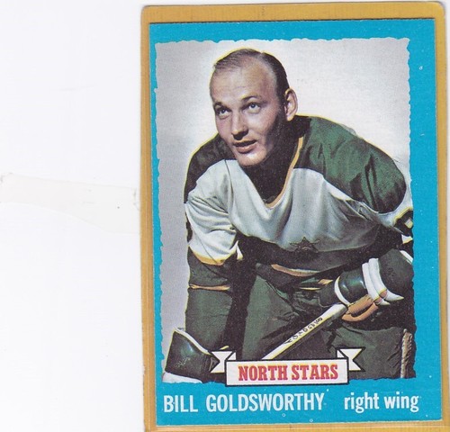 1973-74 TOPPS HOCKEY BILL GOLDSWORTHY #62 NORTH STARS VGEX *A12945 | eBay
